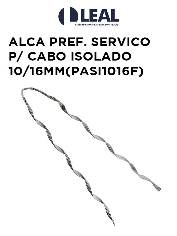 ALÇA PREFORMADA SERVIÇO PARA CABO ISOLADO 10/16MM (PASI1016F ...