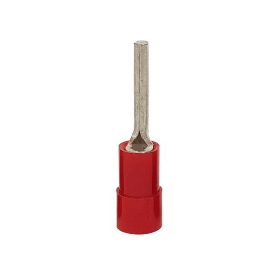 TERMINAL TIPO PINO LONGO 1.5 MM VERMELHO TPP-1,5-12 INTELLI | Comercial Leal