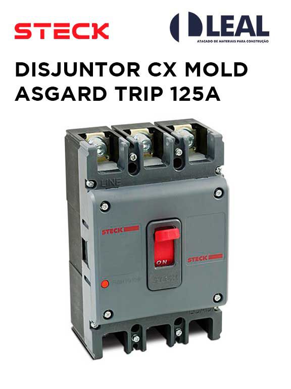DISJUNTOR CX MOLD ASGARD TRIP 125A | Comercial Leal