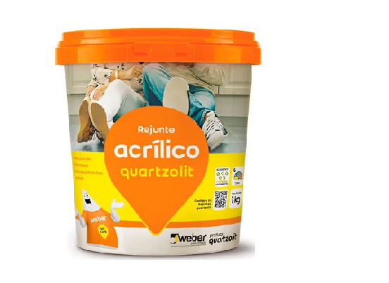 REJUNTE QUARTZOLIT 1KG ACRILICO BRANCO | Comercial Prado