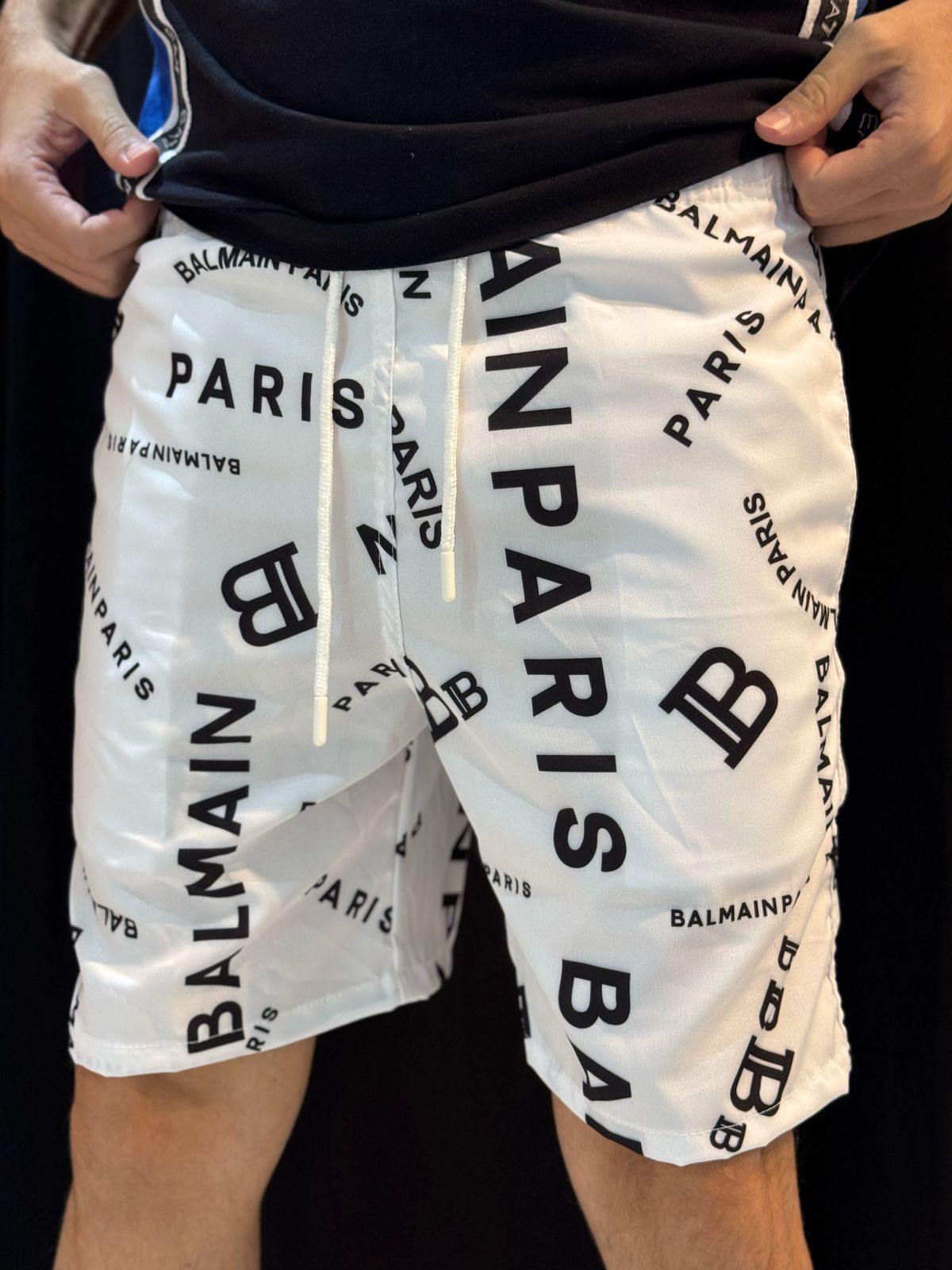 Short Premium Balmain - Branco | Conceito 62