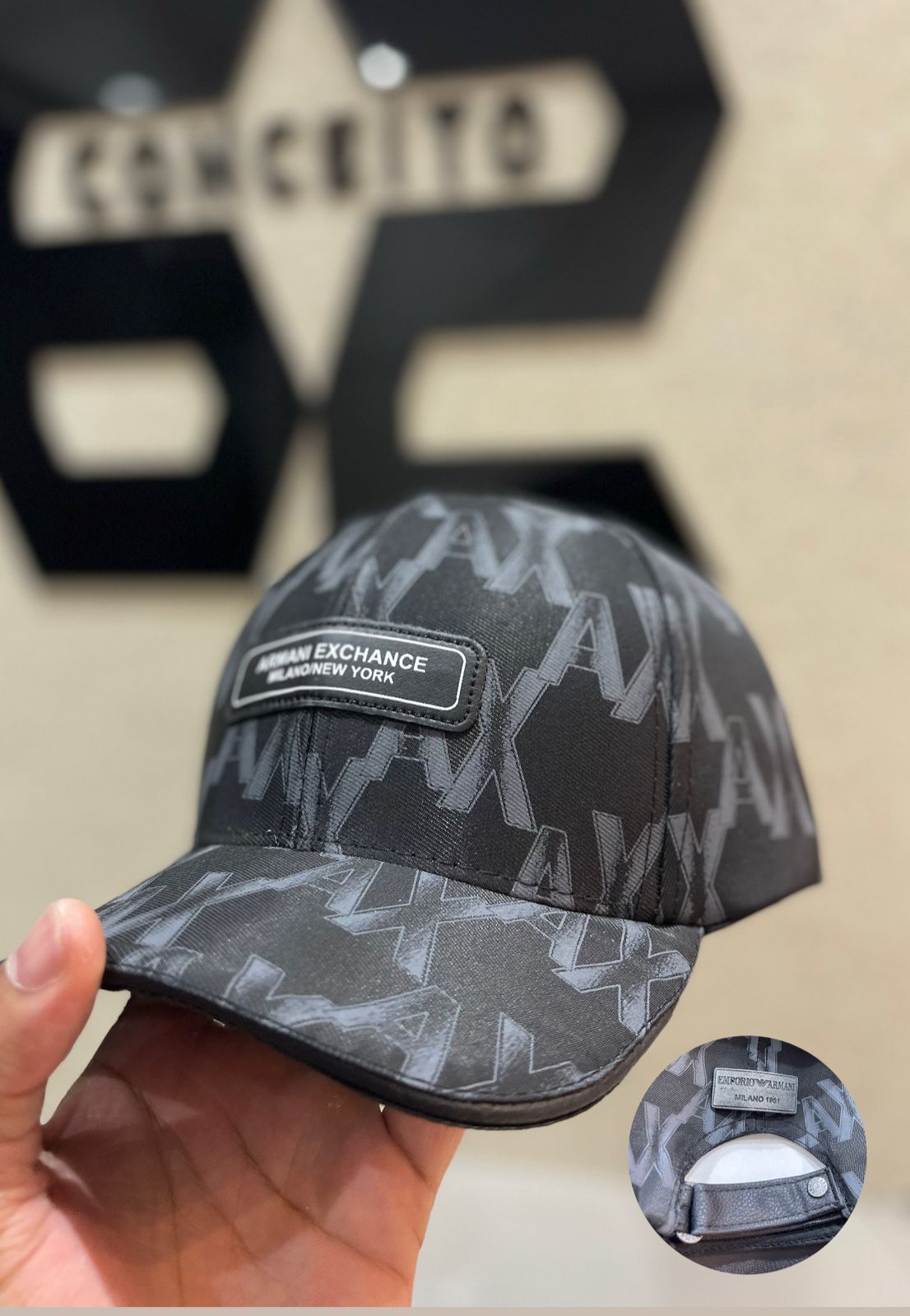 Boné AX - Preto | Conceito 62