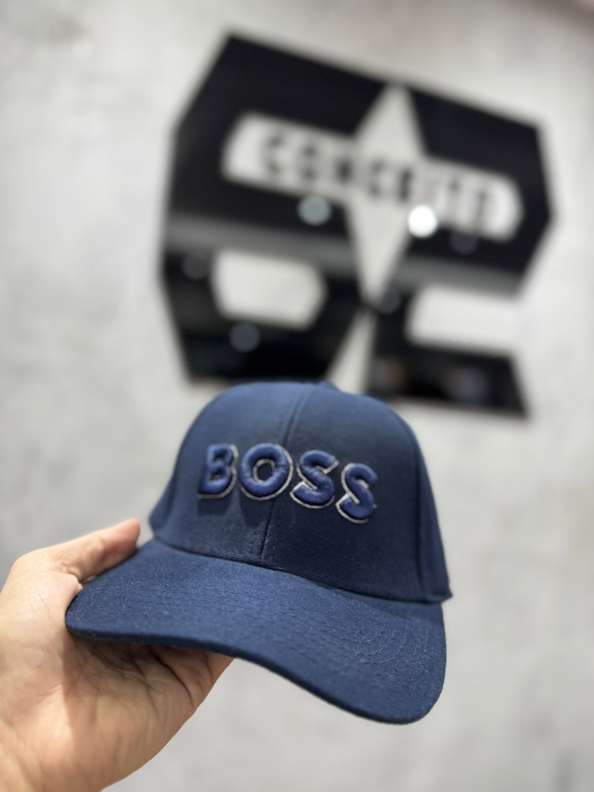 Boné BOSS Azul Marinho | Conceito 62