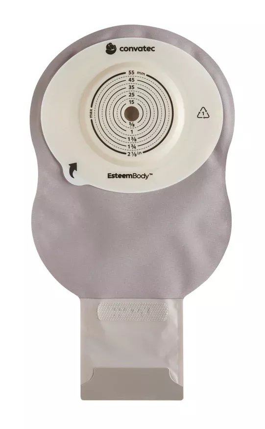 Esteem Body Bolsa Colostomia Ileostomia Profundidade 3,5mm G4 Drenável Opaca Recortável ...