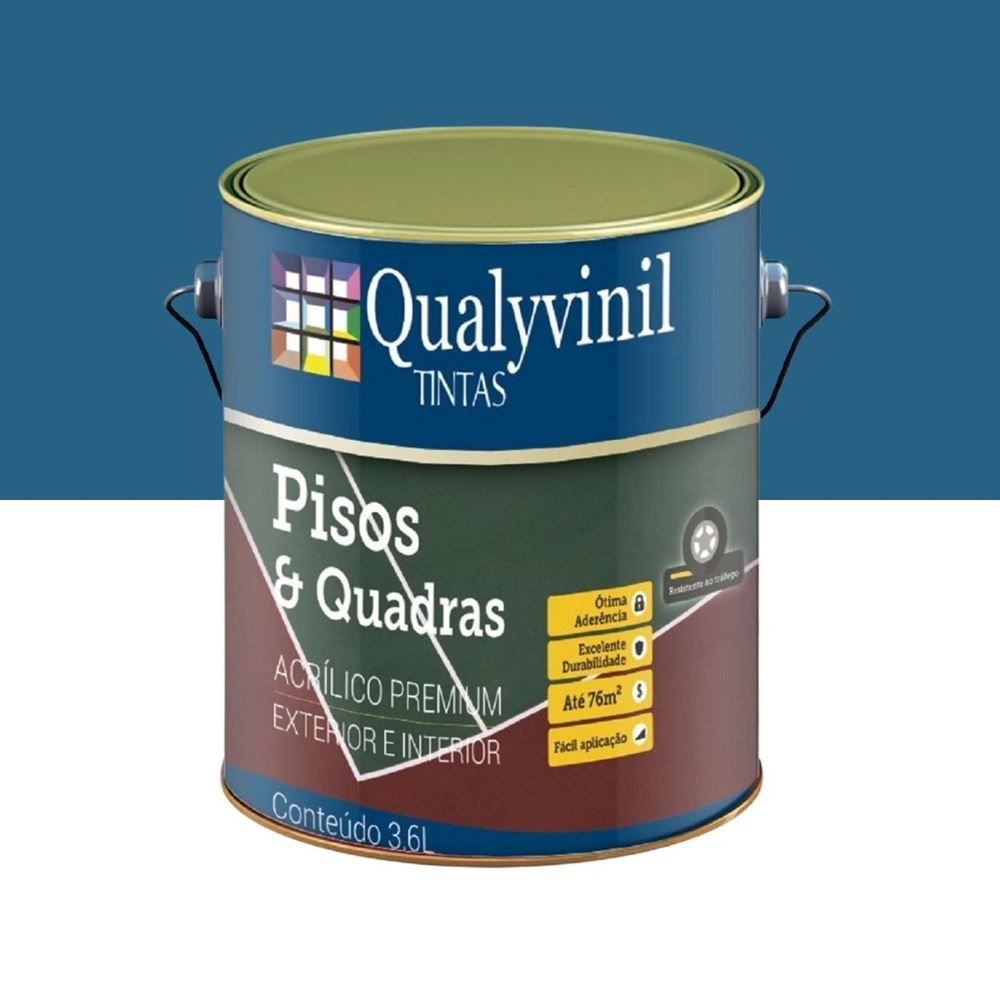 TINTA PISO AZUL GL QUALYVINIL | Couto Materiais