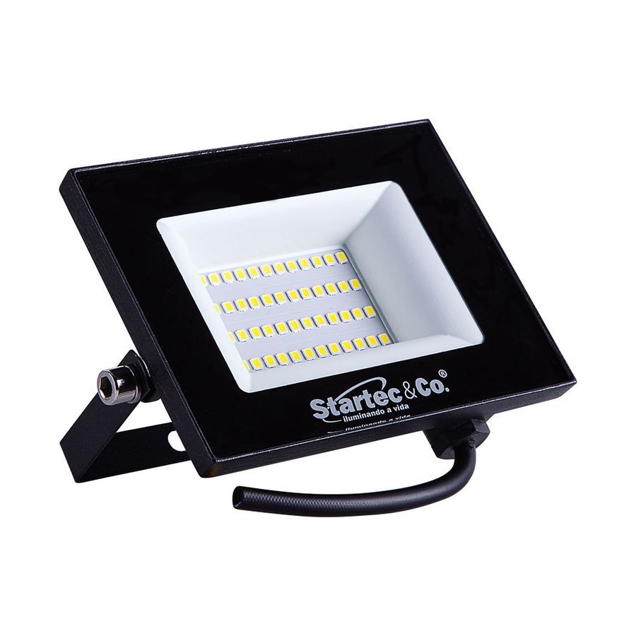 REFLETOR LED BRANCO 30W 6500K STARTEC | Couto Materiais