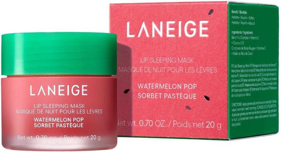 Laneige Lip Sleeping Mask, Watermelon - 20G | SKIN BEAUTY ASIAN