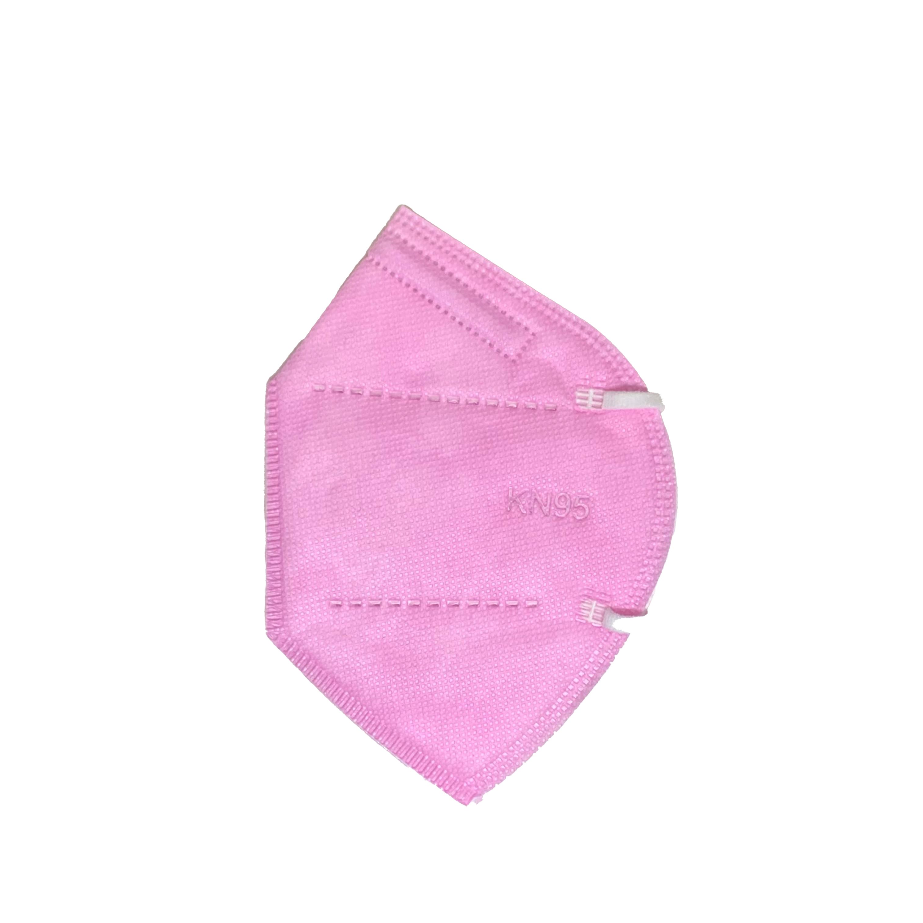 MASCARA KN95 SIMPLES ELASTICO NA ORELHA ROSA | Data Brasil - EPI's ...