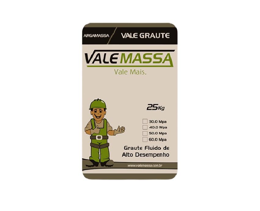 VALE GRAUTE VALEMASSA 25KG | Degraus Materiais de Construção