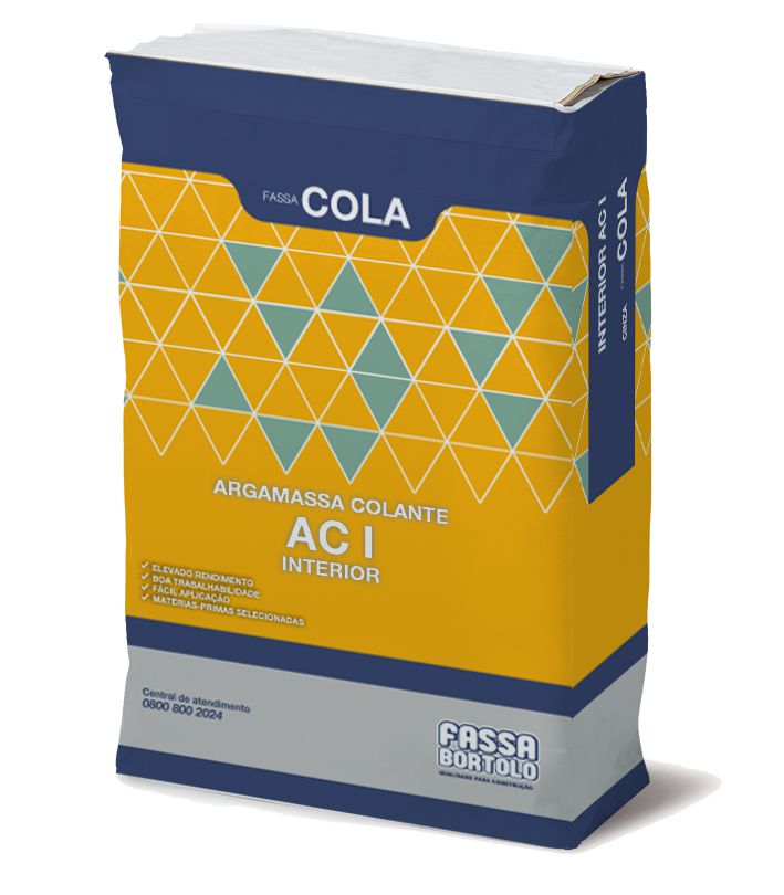 ARGAMASSA COLANTE FASSA ACI | Degraus Materiais de Construção