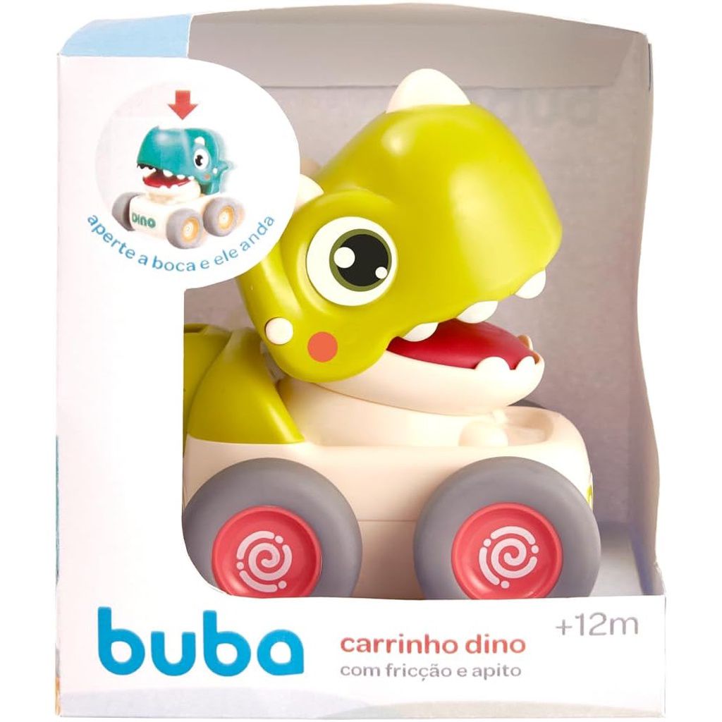 CARRINHO DINO COM FRICCAO E APITO VERDE | DEPOSITO CENTRAL