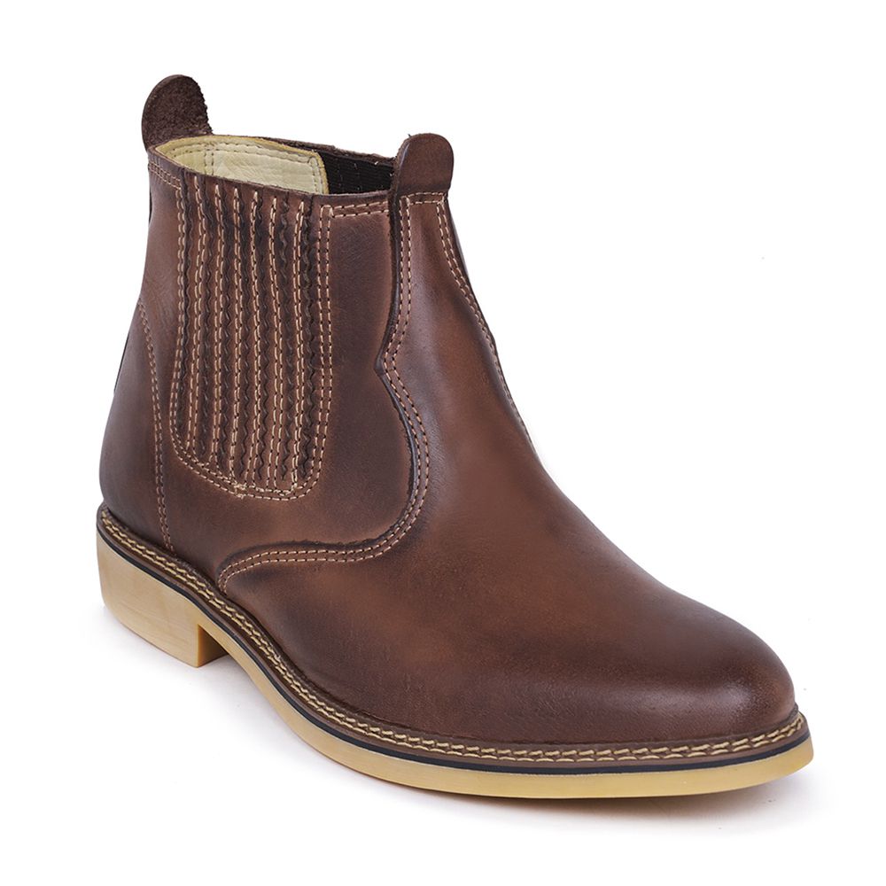 Botina Country Masculina Marrom | KRN SHOES | Calçados Casuais