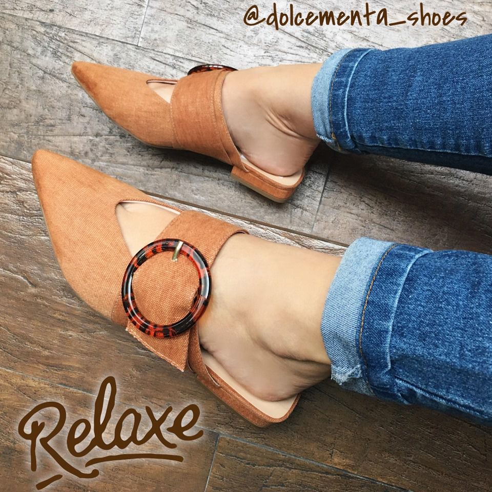 Mule linho caramelo | Dolce & Menta