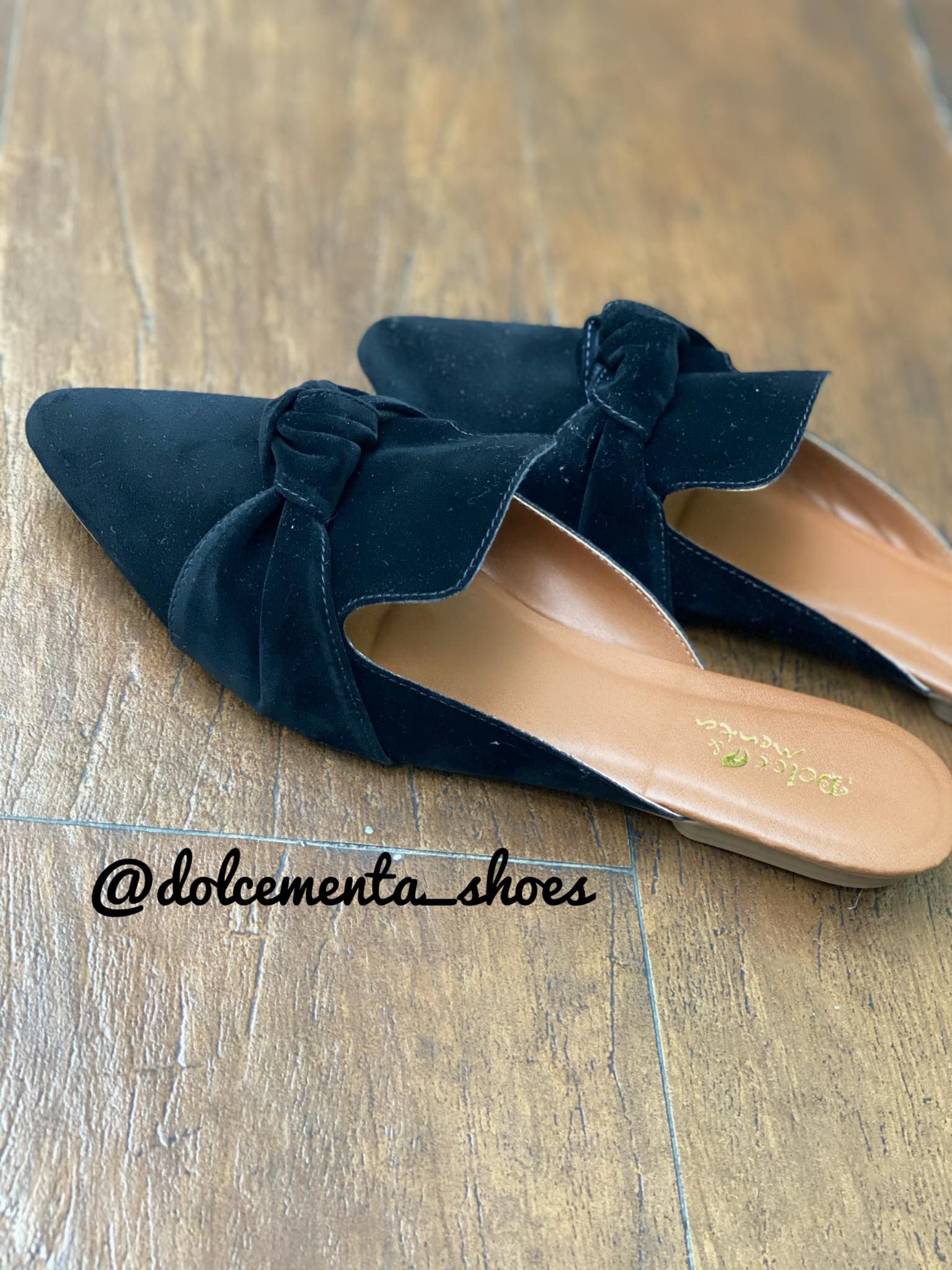 Mule preta nozinho | Dolce & Menta