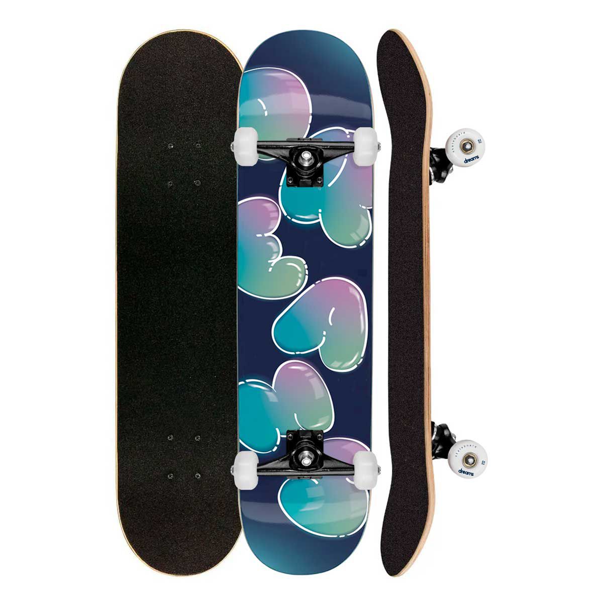 Skate Montado Dreams Bolhas | DREAMS SKATESHOP