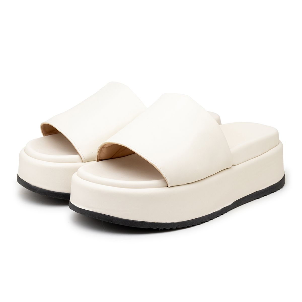 Tamanco Papete Flatorm Slide REF 5300 Napa Off White | DROPSHIPPING ...