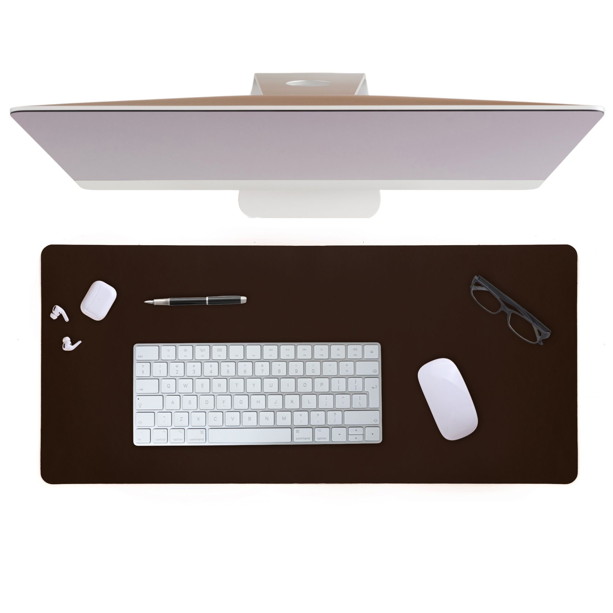 Mouse Pad Desk Pad Sintético 90x40 CAFÉ - Ref: MousePad | DROP FIT