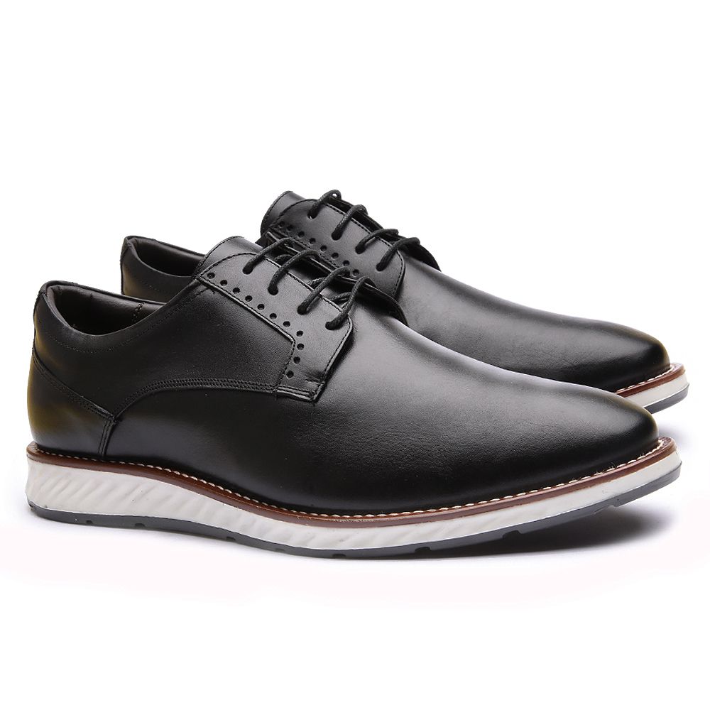 Sapatênis em Couro Legítimo ELT Preto - 42001 Preto | ELITEDOSPES