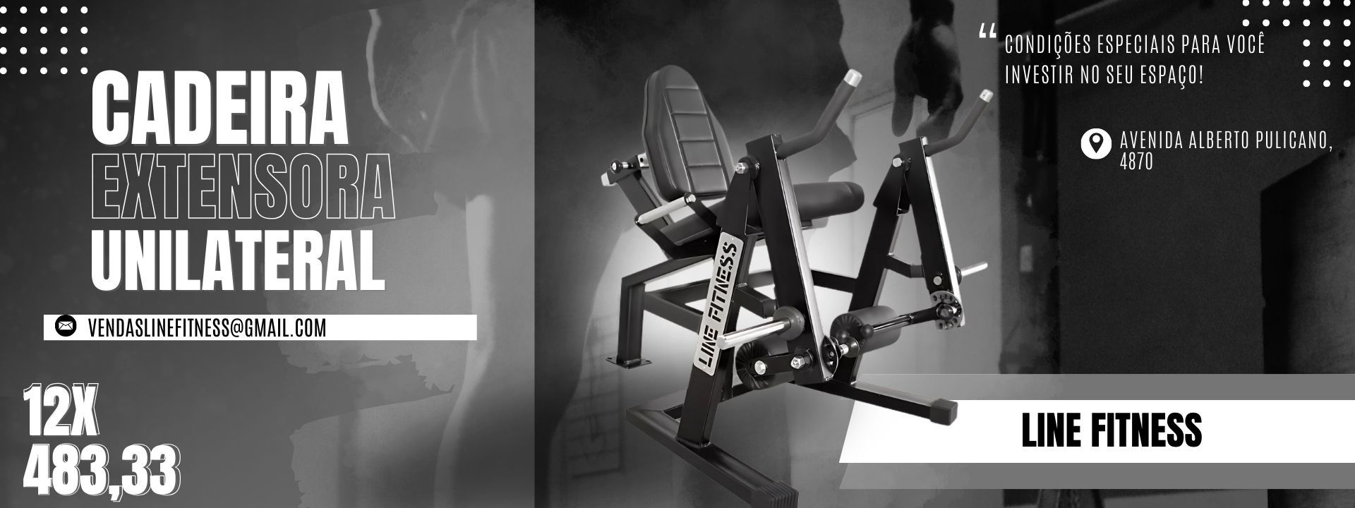 Equipamentos Line Fitness: Equipamentos de Academia