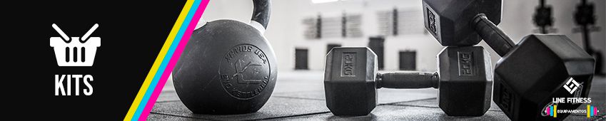 Kit Equipamentos de Academia e Acessórios | Equipamentos Line Fitness