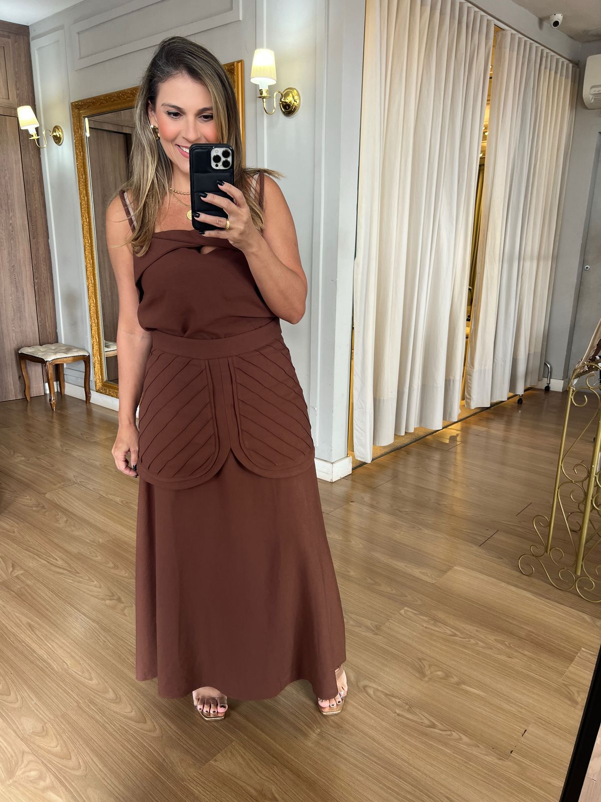 CONJUNTO MILENE - MARROM | Espasso Bela | Moda Feminina