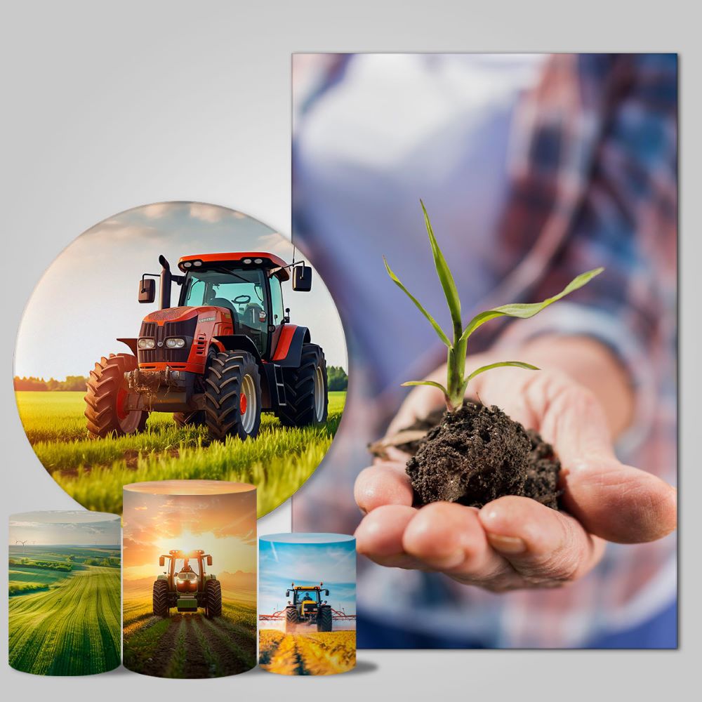 Trio Capas + Painéis Casado Tema Agro | ESTAMPARIA NET