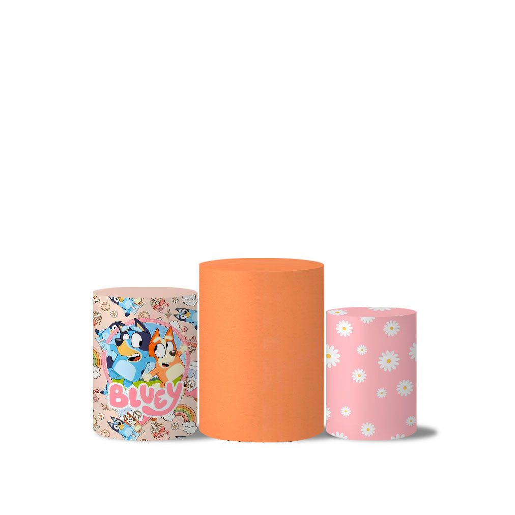 Trio Capas Cilindro Tema Bluely | ESTAMPARIA NET