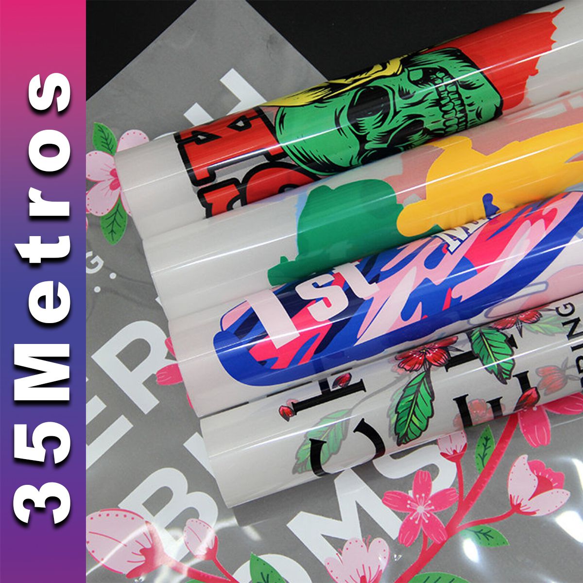 35 Metros Estampa Folha Dtf 100x55 | ESTAMPARIA NET