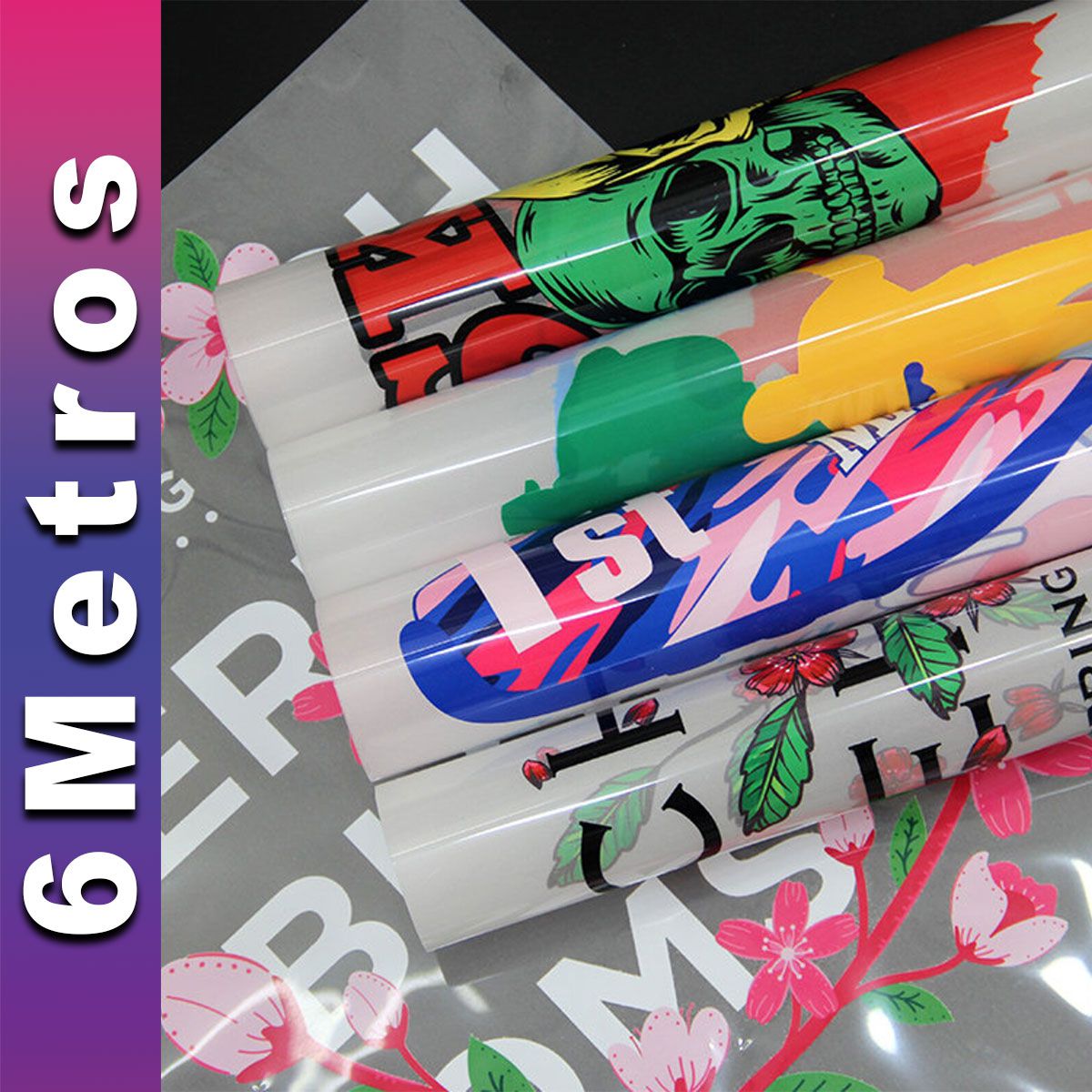 6 Metros Estampa Folha Dtf 100x55 | ESTAMPARIA NET