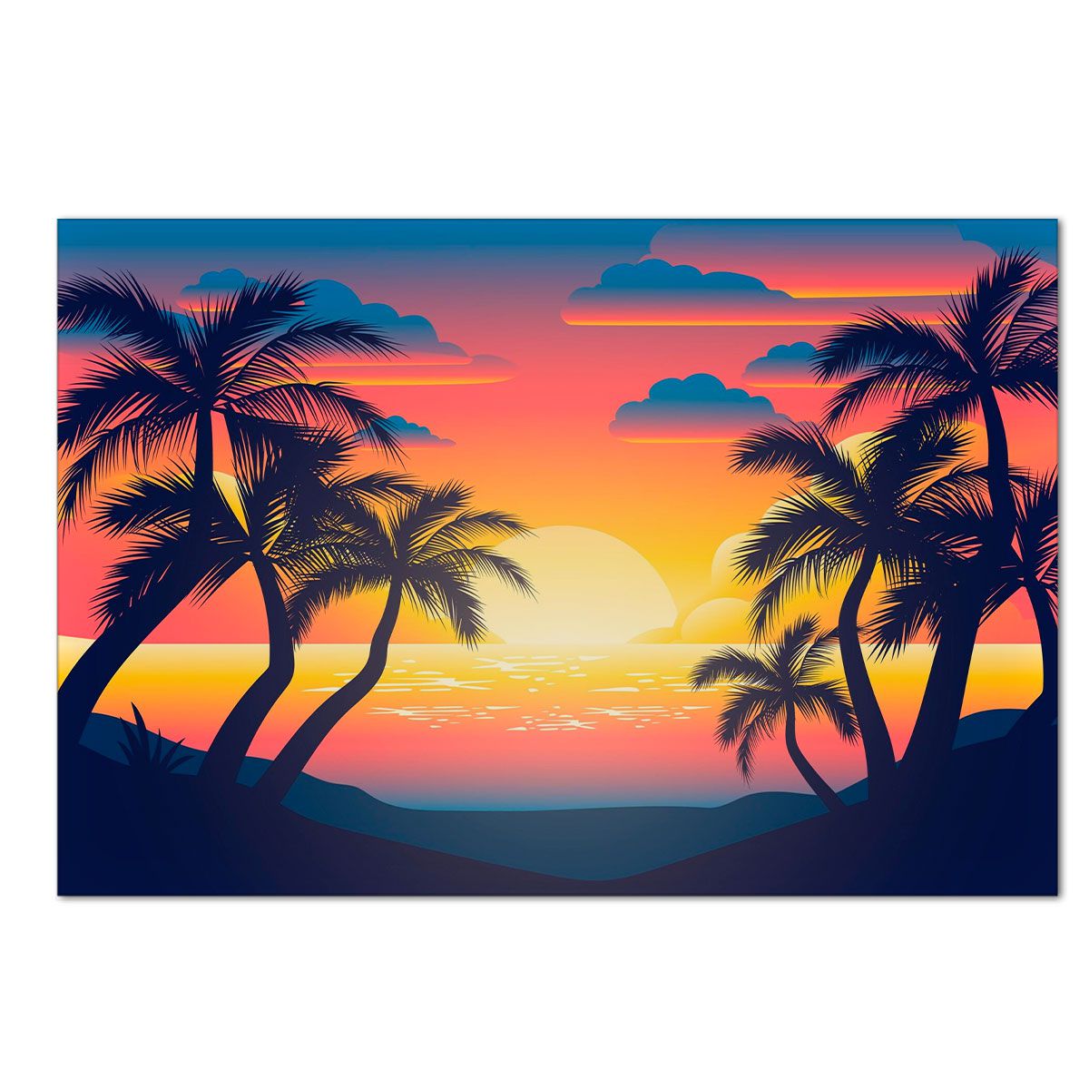 Painel Retangular Horizontal 2,20x1,50 Tema Tardezinha 8 | ESTAMPARIA NET