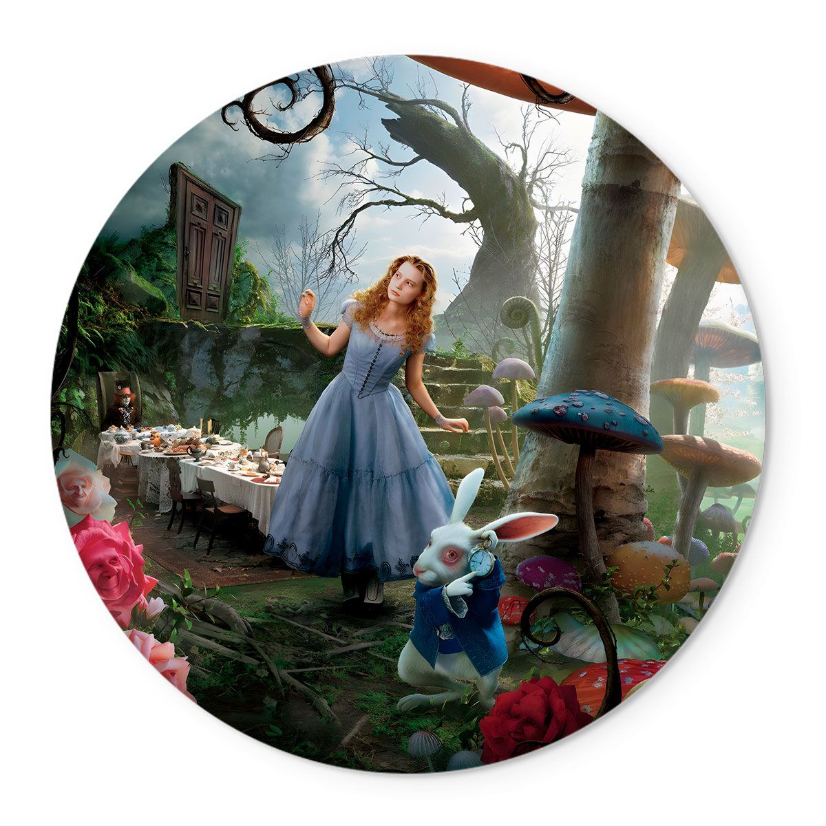 Painel Temático Alice Live Action Veste Fácil C/ Elástico | ESTAMPARIA NET