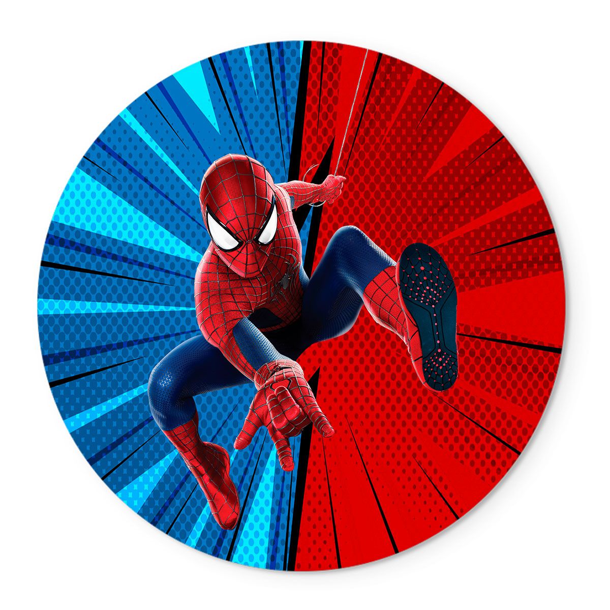 Painel Redondo Abre Fácil Pegue Monte Homem Aranha 3 | ESTAMPARIA NET