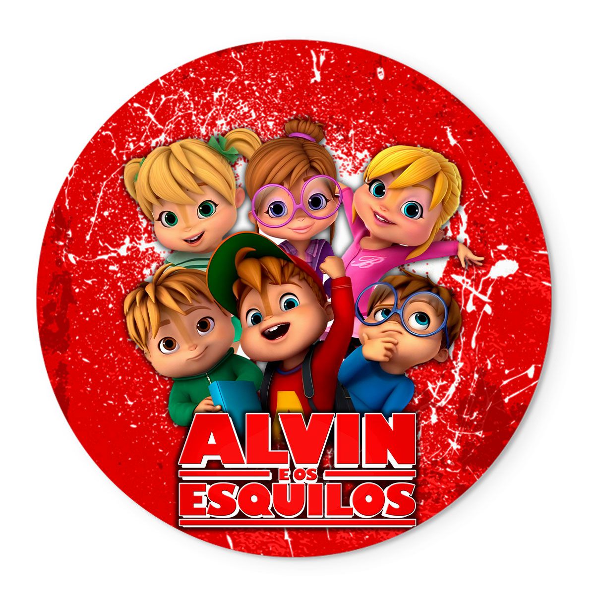 Painel Temático Alvin e os Esquilos Veste Fácil C/ Elástico ...