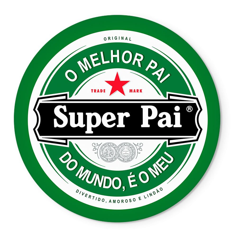 Painel Temático Super Pai Veste Fácil C/ Elástico | ESTAMPARIA NET