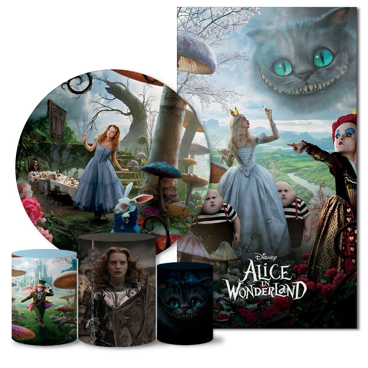 Trio Capas + Painéis Casado Alice Live Action Veste Fácil | ESTAMPARIA NET