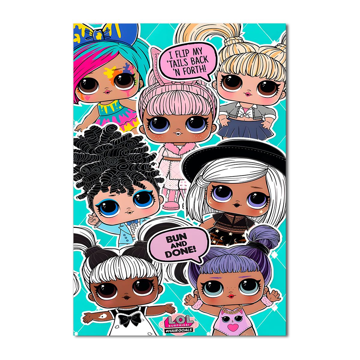 Painel Festa Retangular Lol Surprise | ESTAMPARIA NET