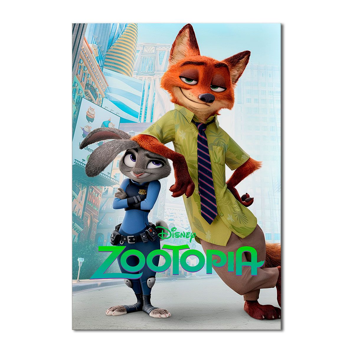 Painel Festa Retangular Tema Zootopia | ESTAMPARIA NET