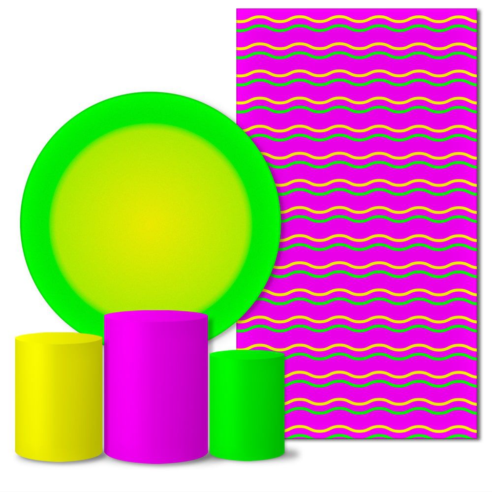 Trio Capas + Painéis Casado Neon Solido Veste Fácil | ESTAMPARIA NET