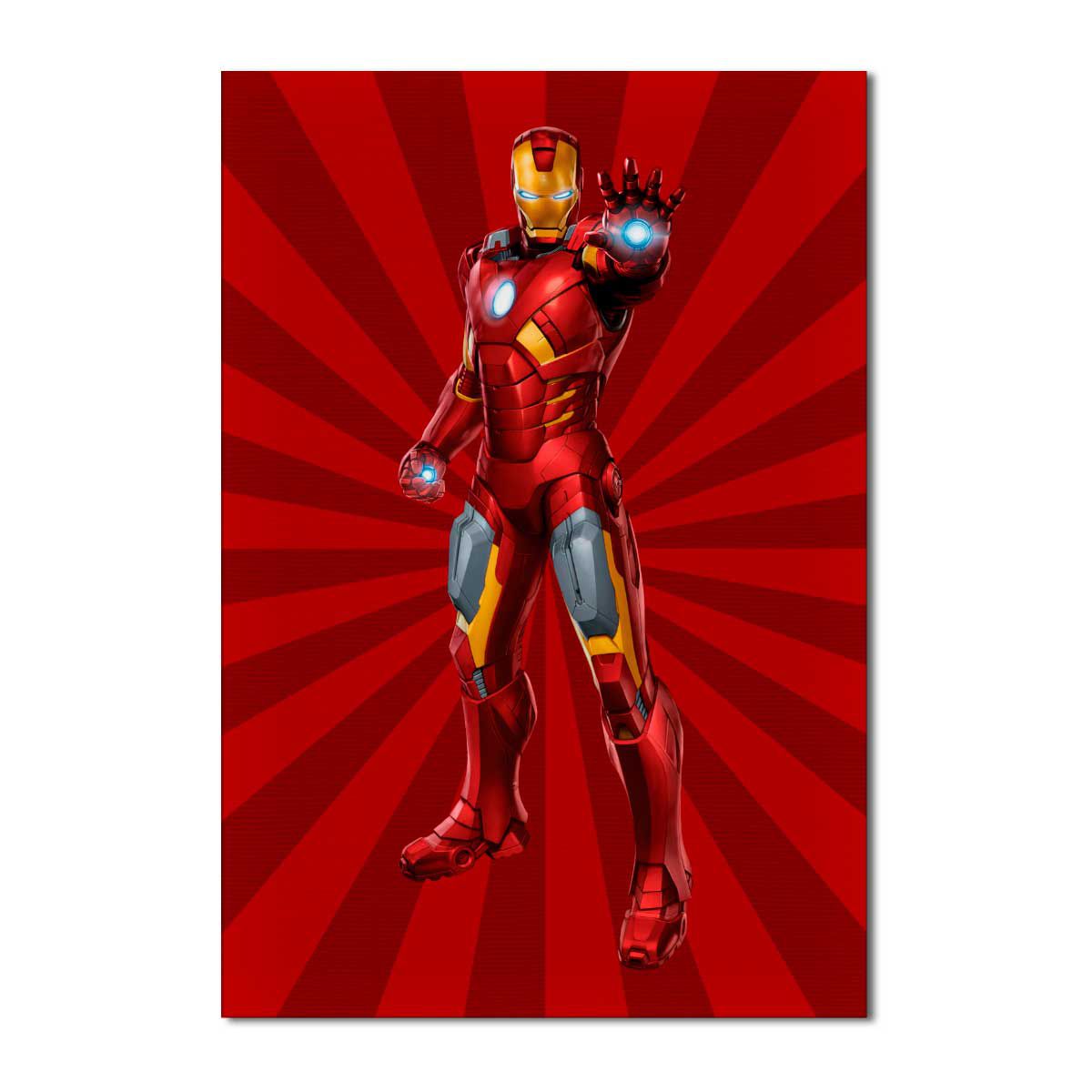 Painel Festa Retangular Homem de Ferro 2 | ESTAMPARIA NET