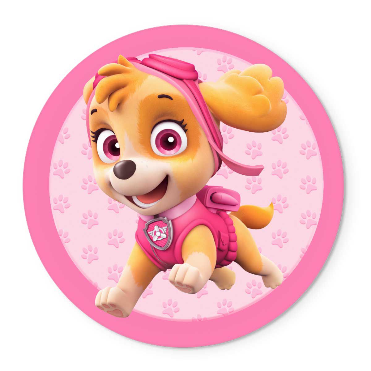 Painel Redondo Abre Fácil Tema Skye | ESTAMPARIA NET