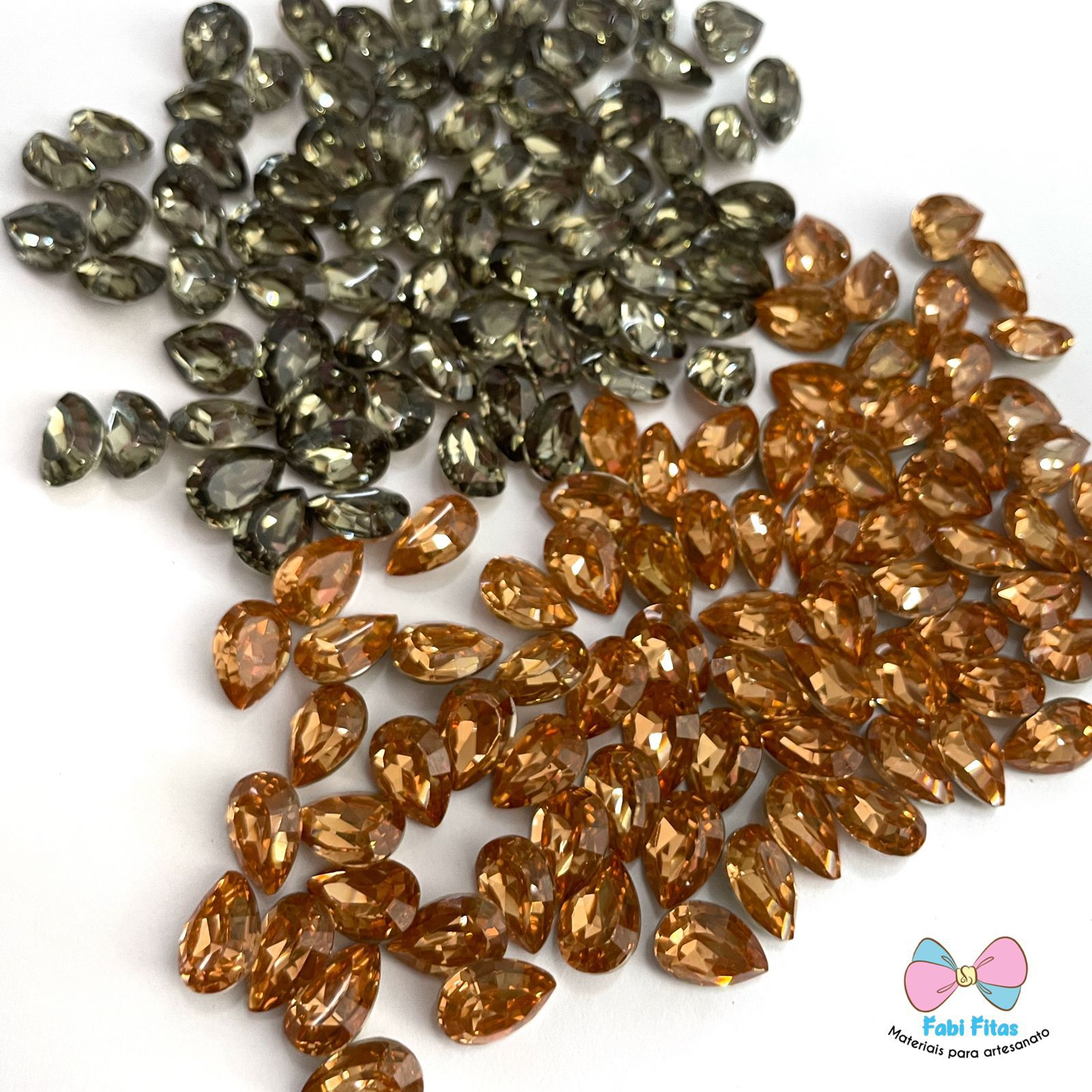 Gota Cristal 7mm x 10mm | FABIFITAS