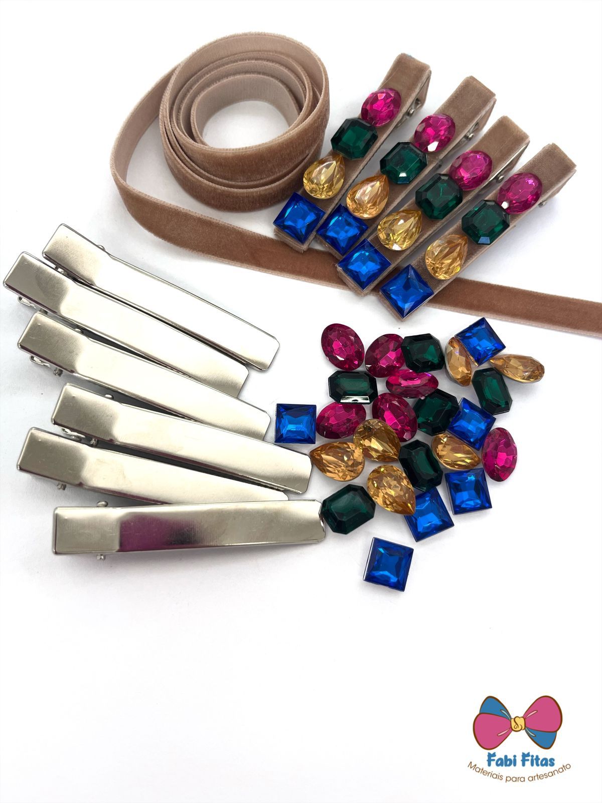 kit Hair Clip Mel Color | FABIFITAS