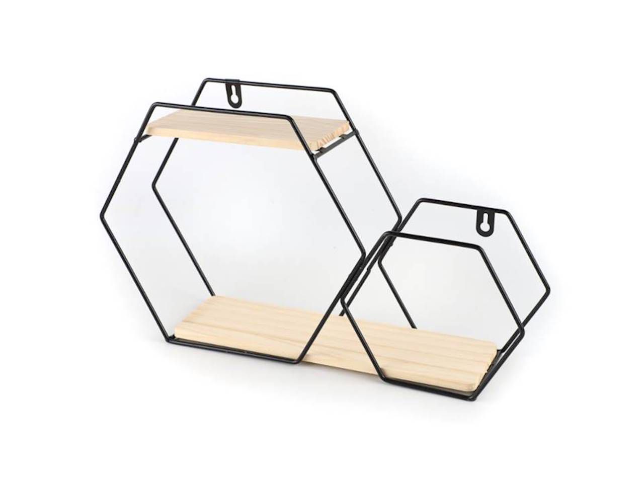 NICHO METAL/MDF HEXAGONAL | Fechacom
