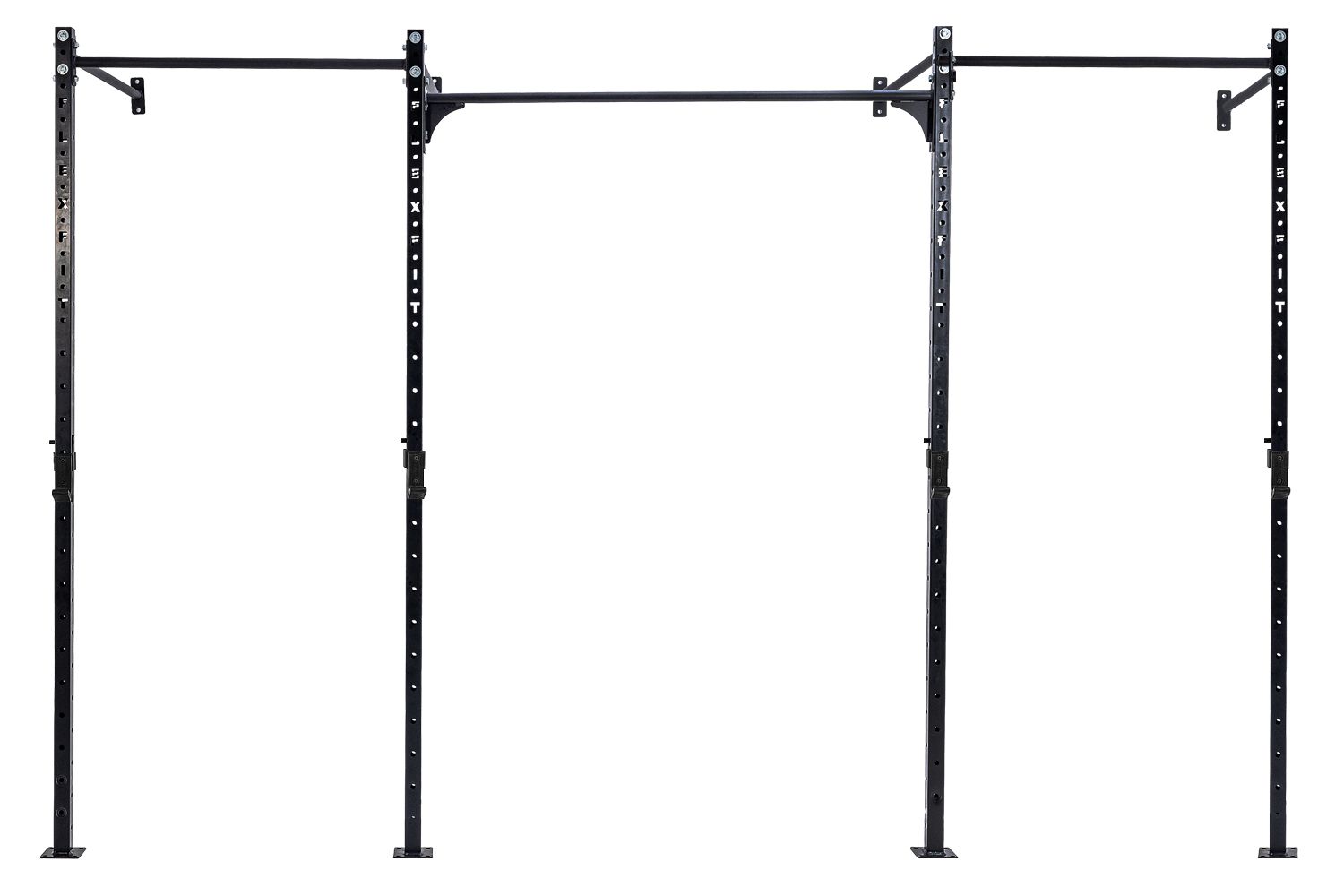 Rack 3 Módulos Preto 2,4M | FlexFit Franca