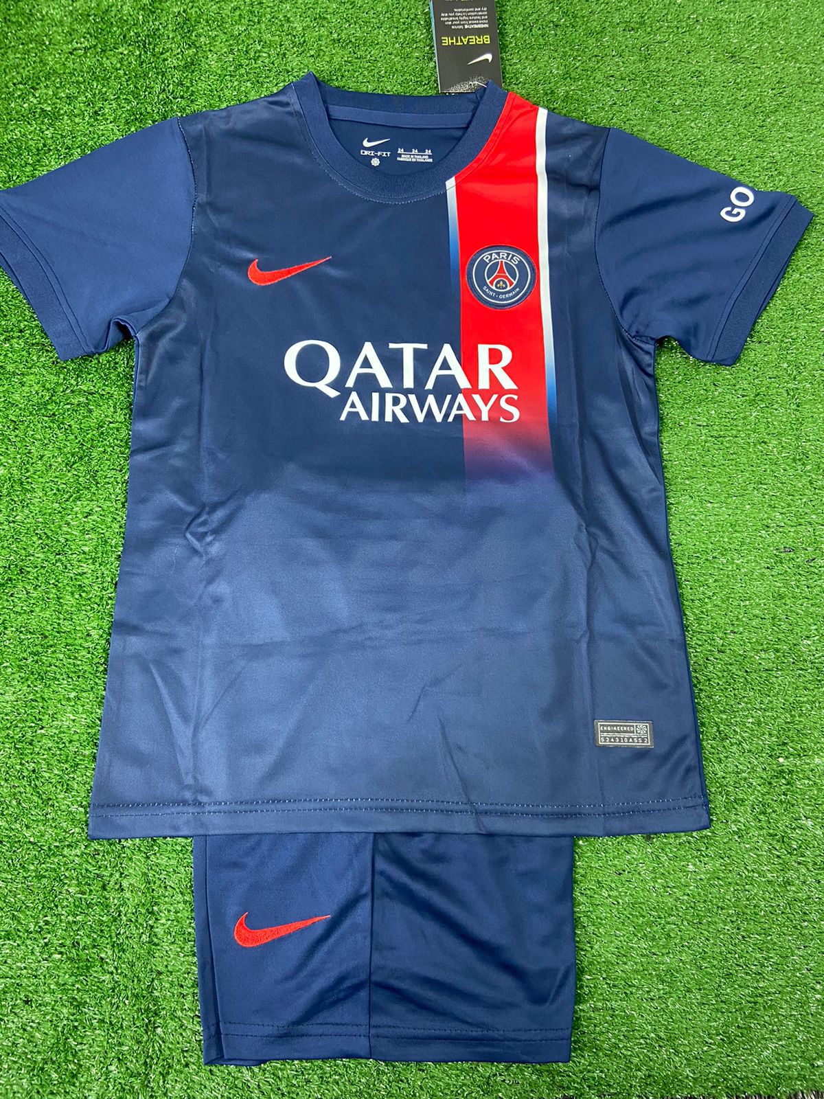 Conjunto infantil Paris Saint-Germain I 23/24 Azul e Vermelha ...