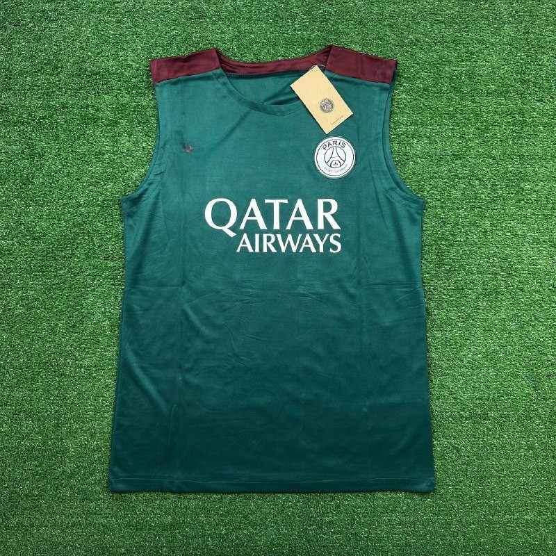 Conjunto Treino Regata E Short Paris Saint Germain Psg 2024/25 - Verde ...