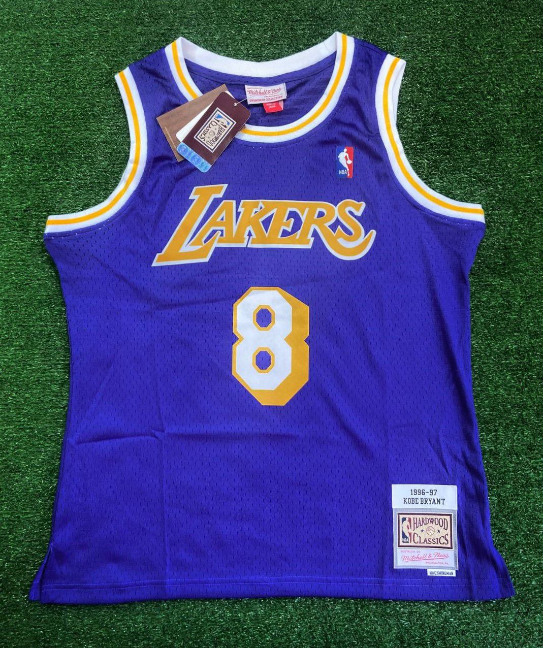 NBA Los Angeles Lakers Kobe Bryant Mitchell & Ness 96-97 Hardwood ...