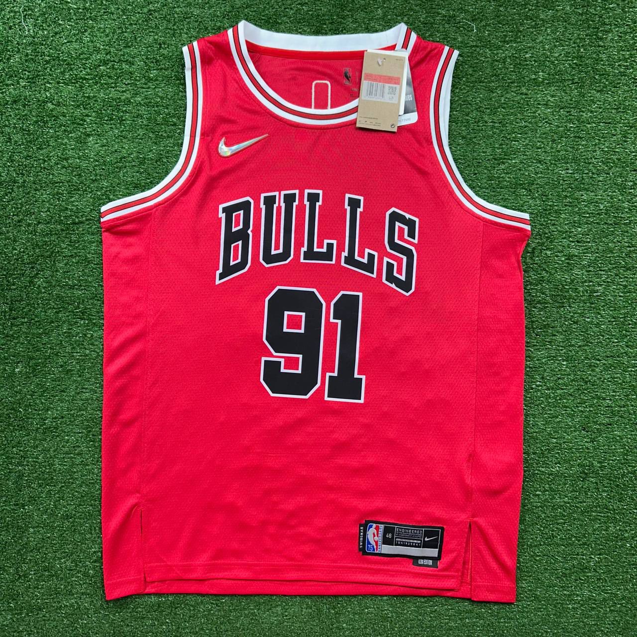 NBA Chicago Bulls Rodman #91 - 75 ANOS - | CATALOGO
