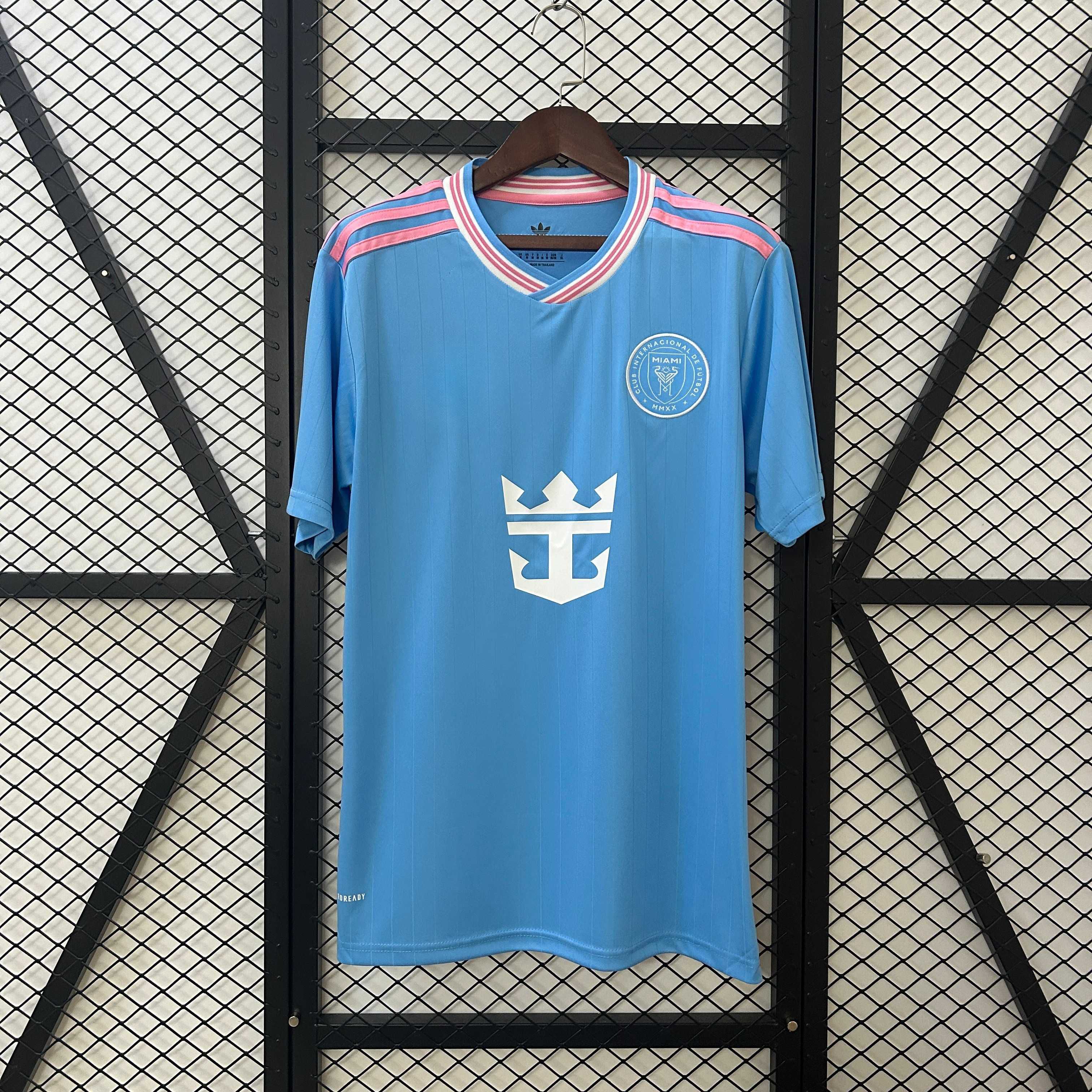 Camisa Inter Miami Third III 25/26 - Azul/Rosa - Torcedor Masculina ...