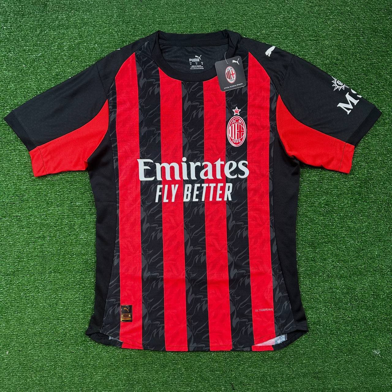 Camisa AC Milan Home I 25/26 - Jogador Masculina | FUTCAMISA